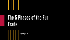The 5 Phases of The Fur Trade by Ayan Haider on Prezi Design