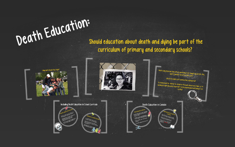 Death Education: Should education about death and dying be p by Mia ...