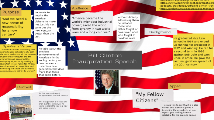 William Clinton Inauguration Speech (1997) Seth T by Seth Turnbull on Prezi