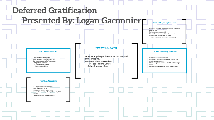 Deferred Gratification by Logan Gaconnier on Prezi