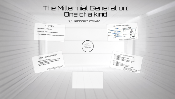 The Millennial Generation: by Jennifer Scriver on Prezi