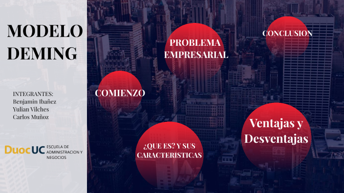 Modelo Deming by CARLOS ANDRES MUÑOZ NUÑEZ on Prezi