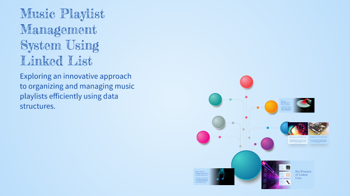 Music Playlist Management System Using Linked List by BC KARTHIK on Prezi