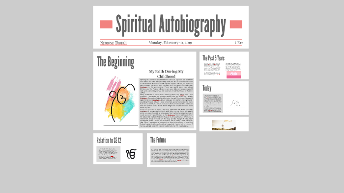 Spiritual Autobiography by RachelTessNynaeve Minion