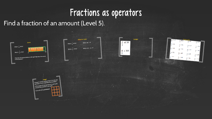 Fractions as operators by Mr Mattock on Prezi