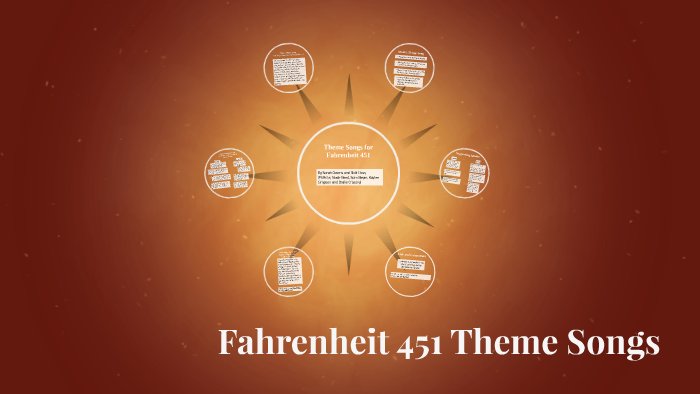 Fahrenheit 451 Theme Songs by Sarah O on Prezi