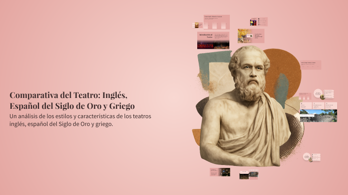 Comparativa del Teatro: Inglés, Español del Siglo de Oro y Griego by ...