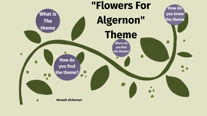 Flowers for Algernon Theme by Nevaeh Dickerson on Prezi