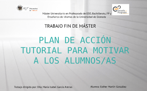 PLAN DE ACCION TUTORIAL by esther martin gonzalez on Prezi