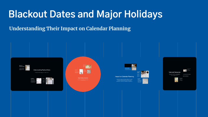 Understanding Blackout Dates and Major Holidays by casmaran_ on Prezi