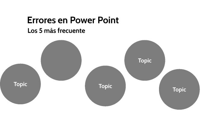 Los 5 errores màs frecuente en Power Point by Emma Almonte on Prezi