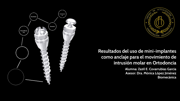 Resultados del uso de mini-implantes como anclaje para el movimiento de ...