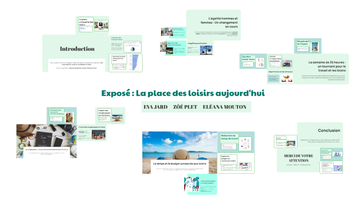 Exposé : La place des loisirs aujourd'hui by Eleana Mouton on Prezi