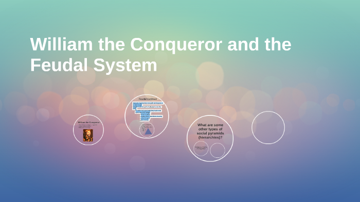 William the Conqueror and the Feudal System by Jessica Sedgwick on Prezi