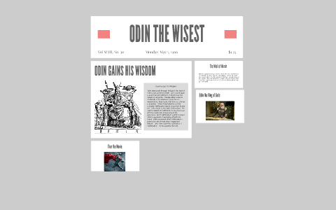 ODIN THE WISEST by Genevieve Mullen on Prezi