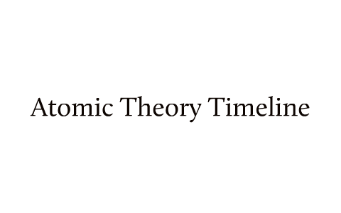 Atomic Theory Timeline by Isaac Enns on Prezi