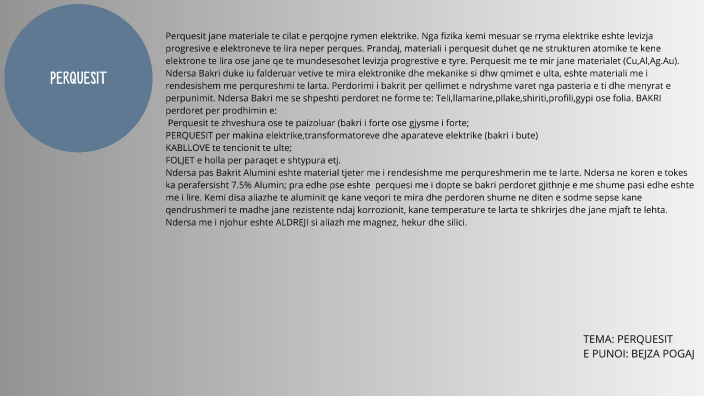 Perquesit by bejza pogaj on Prezi