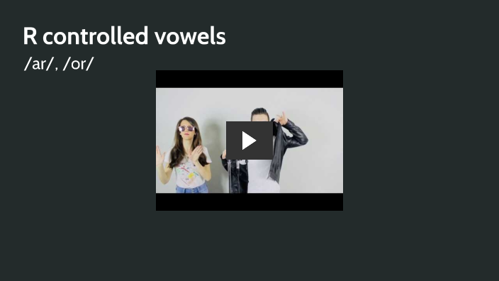 Spelling-r controlled vowels /ar/, /ur/ by Kristyn Enfinger on Prezi