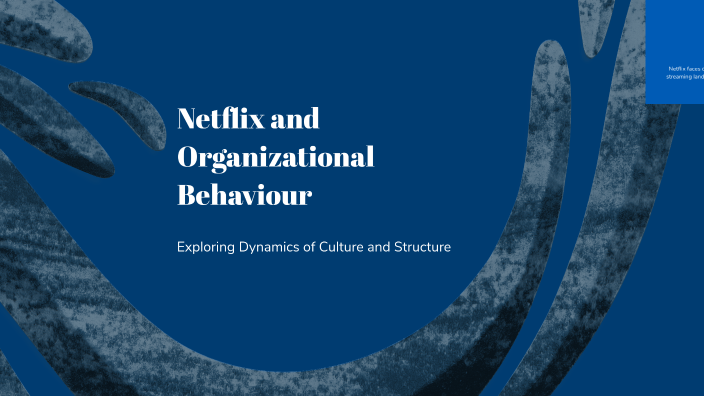 Netflix and Organizational Behaviour by Rahul Soni on Prezi