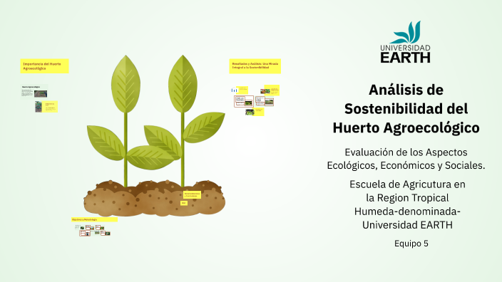 Análisis de Sostenibilidad del Huerto Agroecológico by Jean Carlos ...