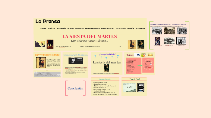 La siesta del martes - Gabriel G. Márquez by Mariam Mora on Prezi