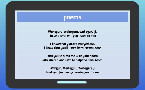 Sikh poems by Sikha Sharma on Prezi