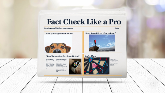 Fact Check Like a Pro by Heather Zeller on Prezi