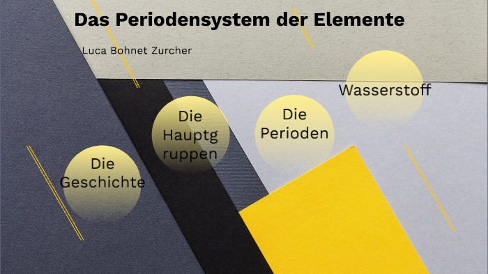 Das Perioden System der Elemente by Luca Bohnet Zurcher on Prezi