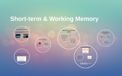 Short-term & Working Memory by sarah hallett on Prezi