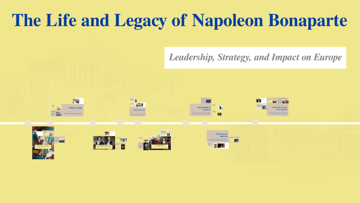 The Life and Legacy of Napoleon Bonaparte by Lars Vanlessen on Prezi