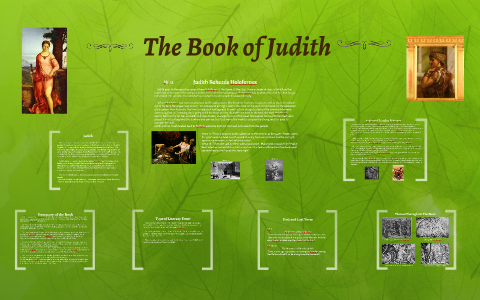 The Book of Judith by Sara Smith on Prezi