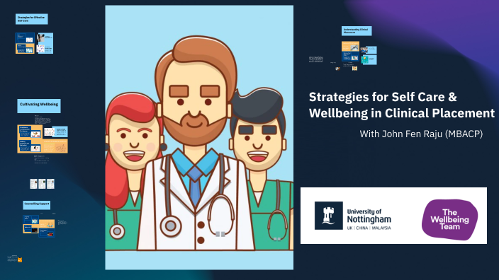 Strategies for Self Care & Wellbeing in Clinical Placement by John Fen ...
