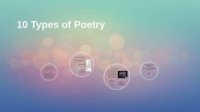 10 Types of Poetry by Kathryn Tilley on Prezi
