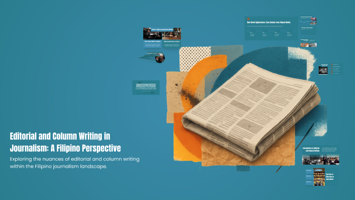 Editorial and Column Writing in Journalism: A Filipino Perspective by ...
