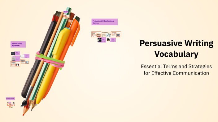Persuasive Writing Vocabulary by wendy fosselman on Prezi