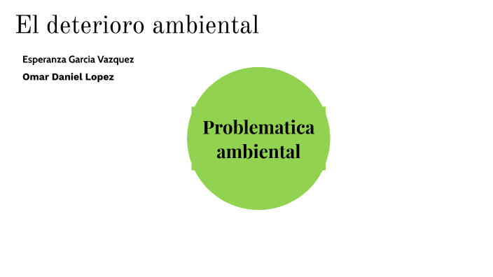 El deterioro ambiental by matias garcia on Prezi
