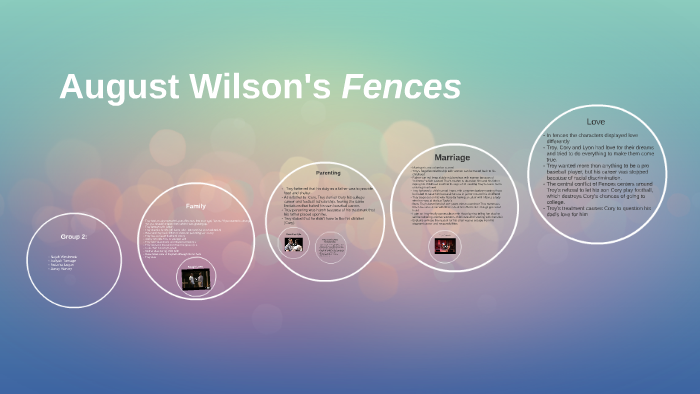 August Wilson's Fences by