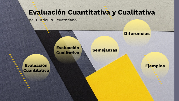 Evaluación Cualitativa y Cuantitativa by Oscar Guzman on Prezi