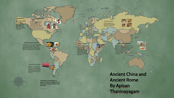 Ancient China and Rome by Apisan Thaninayagam
