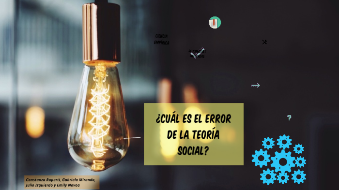 ¿Cuál es el error de la teoría social? by Emily Novoa on Prezi