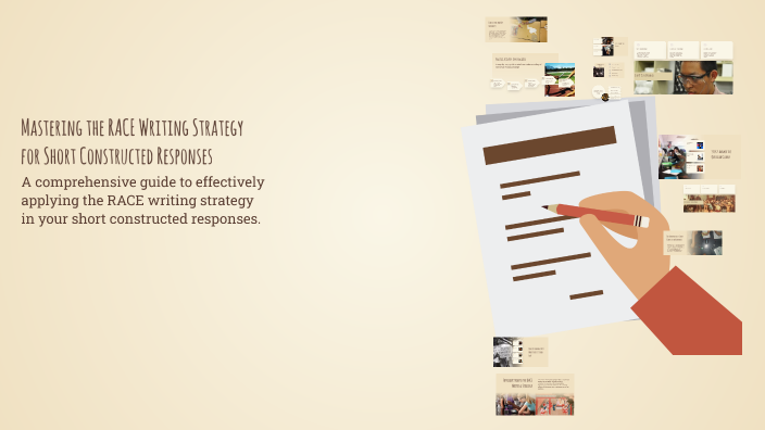 Mastering the RACE Writing Strategy for Short Constructed Responses by ...