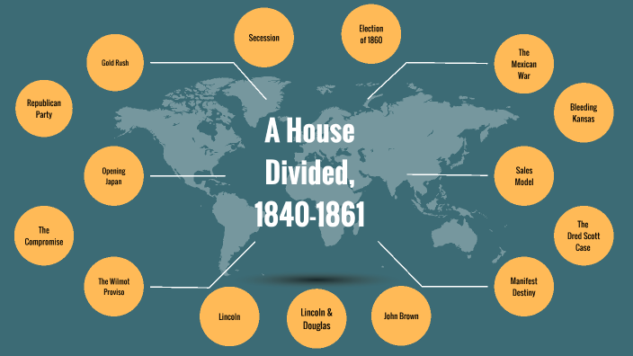 A House Divided. 1840-1861 by on Prezi