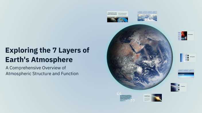 Exploring the 7 Layers of Earth's Atmosphere by Joel Haro Margarin on Prezi