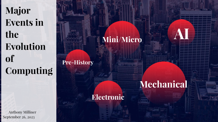 Major Events in the Evolution of Computing by Anthony Milliner on Prezi
