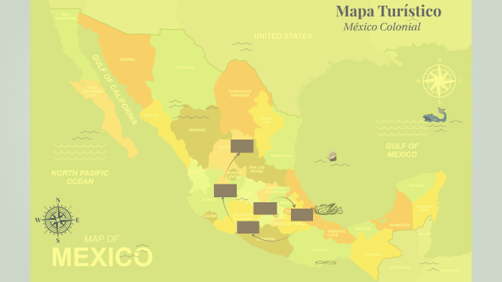 Mapa Turístico México Colonial by Paola Sanchez Flores on Prezi