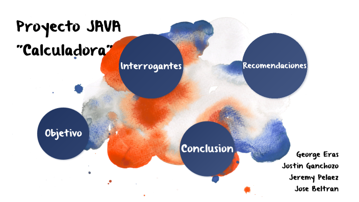 Proyecto "JAVA" by Jostin Santiago Ganchozo Indio on Prezi