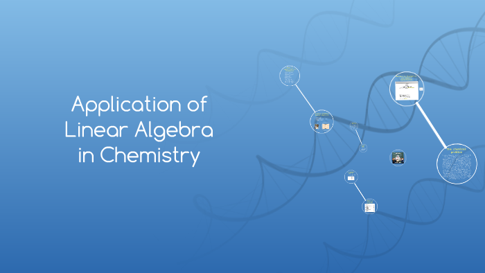 Application of Linear Algebra in Chemistry by Nazrin Babashova on Prezi