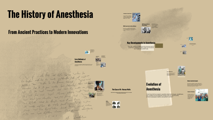 The History of Anesthesia by M aina on Prezi