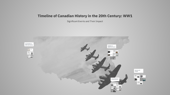 Timeline of Canadian History in the 20th Century: WW1 by COLTON WISMER ...