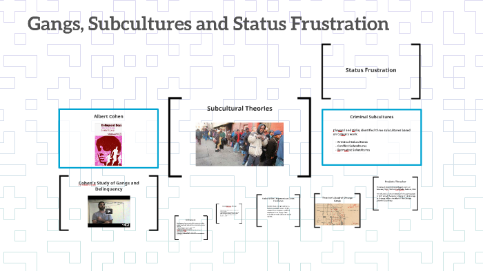 Gangs, Subcultures and Status Frustration by Ewan Forrest on Prezi